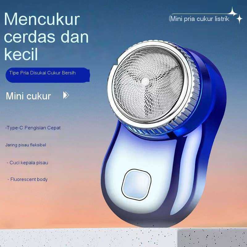 Jual Alat cukur elektrik mini kumis jenggot alat cukur kecil portable ...