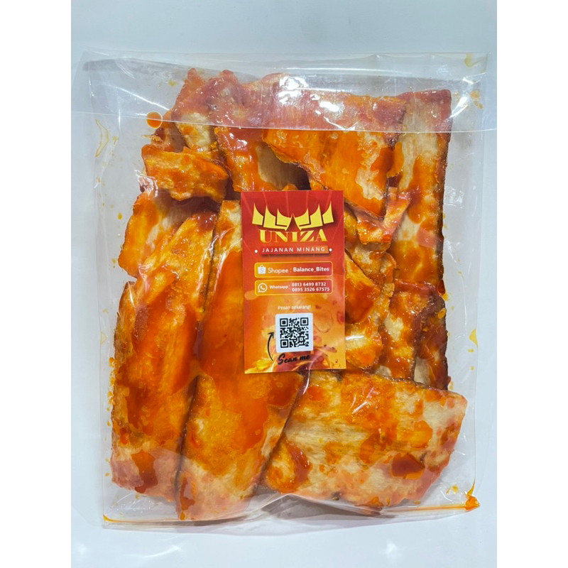 Jual KERIPIK BALADO PANJANG | SANJAI BALADO PADANG | KERIPIK SINGKONG ...