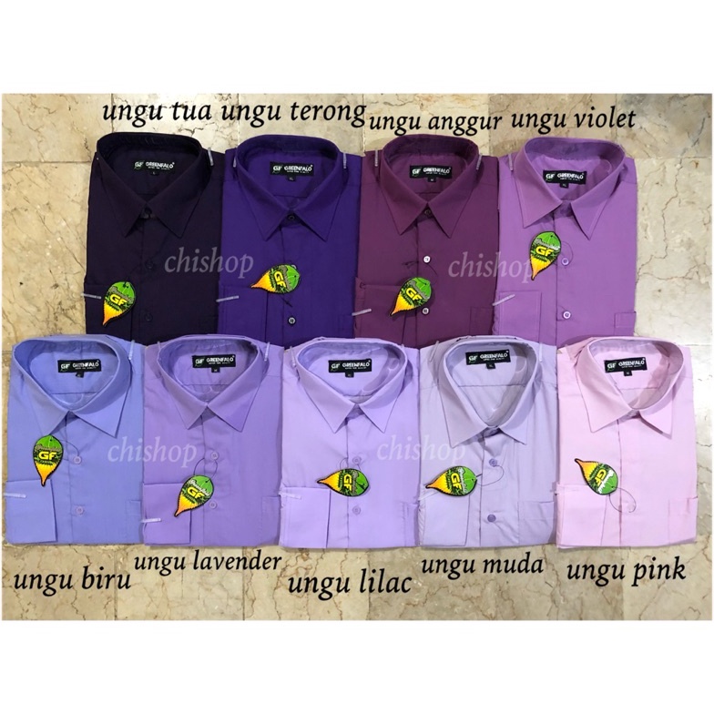 Jual KODE J8I KEMEJA PRIA GREENFALOKEMEJA POLOS LENGAN PANJANG PRIA ...