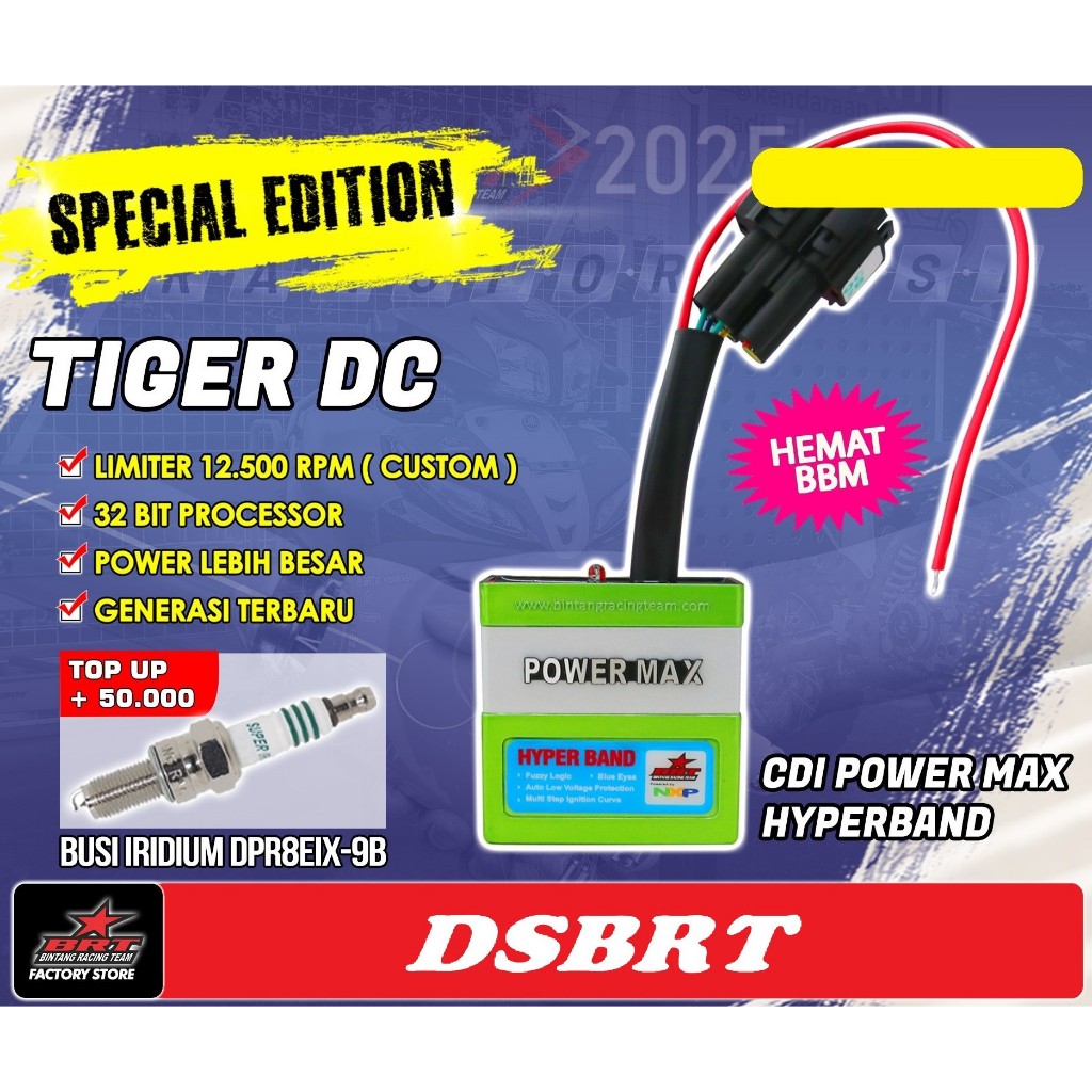 Jual CDI HIJAU GREEN BRT POWERMAX TIGER DC HYPERBAND | Shopee Indonesia