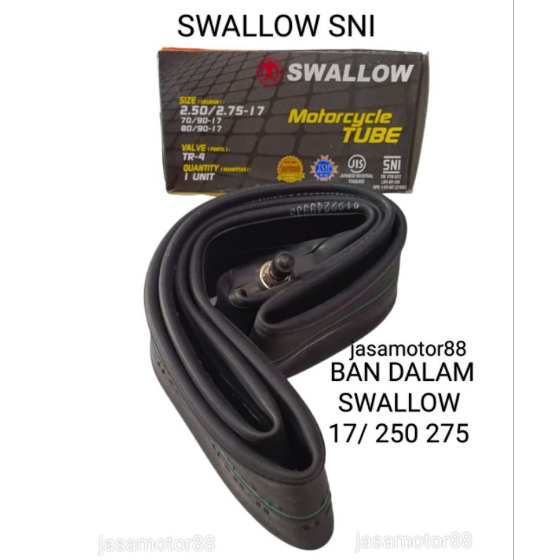 Jual BAN DALAM MOTOR RING 17 UKURAN 250 275 SWALLOW SNI | Shopee Indonesia