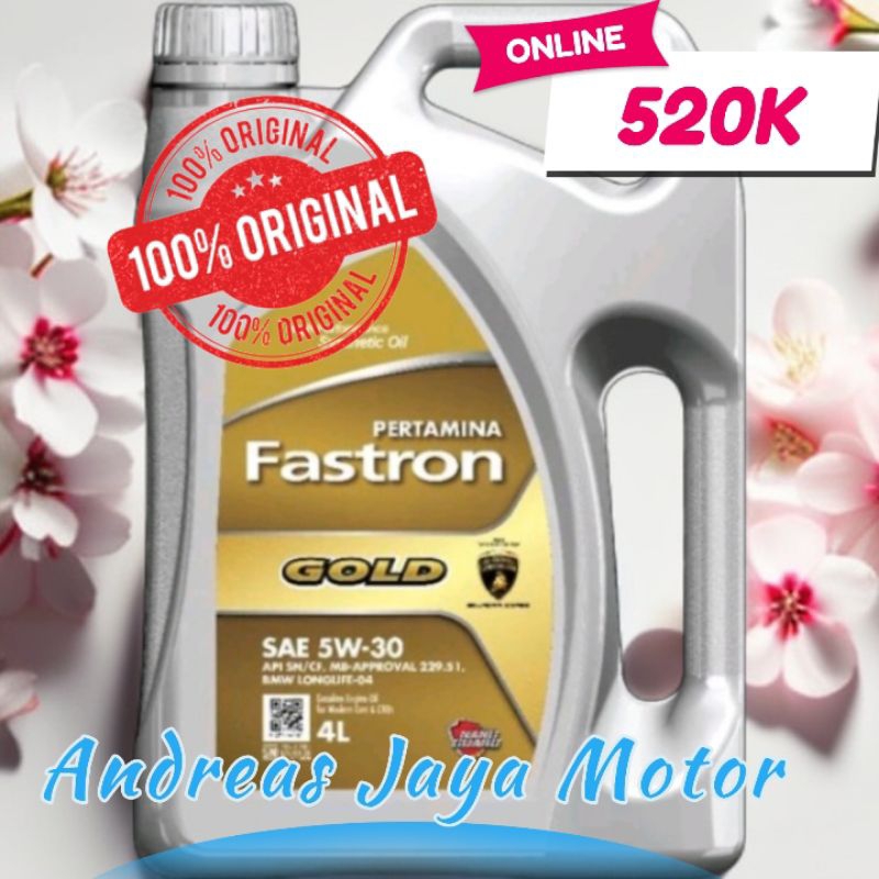 Jual Fastron Gold Sae W5-30 Galon 4 Liter Original | Shopee Indonesia