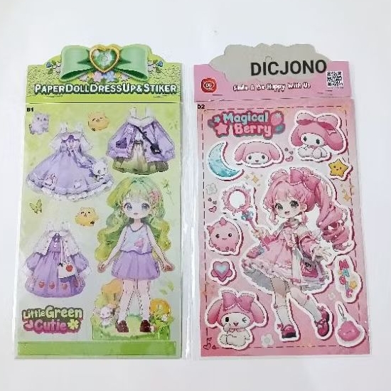 Jual Mainan Paper Doll Dress Up & Stiker Funny Girl | Shopee Indonesia