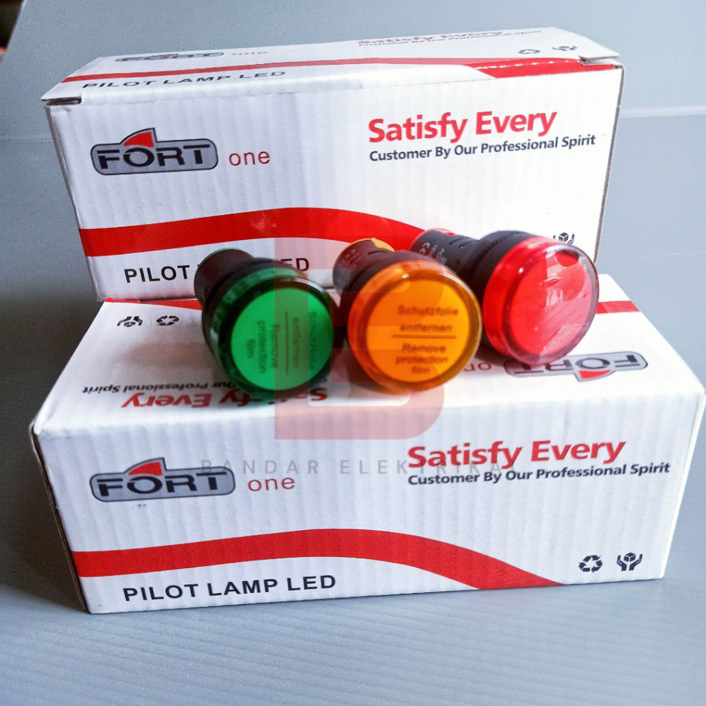 Jual Pilot Lamp 24V DC FORT Merah, Kuning, Hijau | Shopee Indonesia