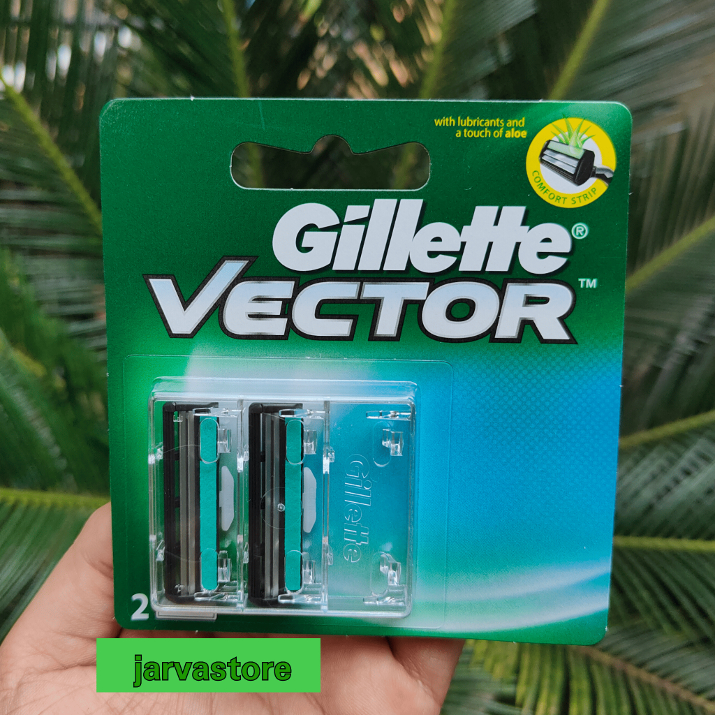Jual Gillette Isi Ulang Vector Refill Pisau Cukur Razor Isi 2 | Shopee ...