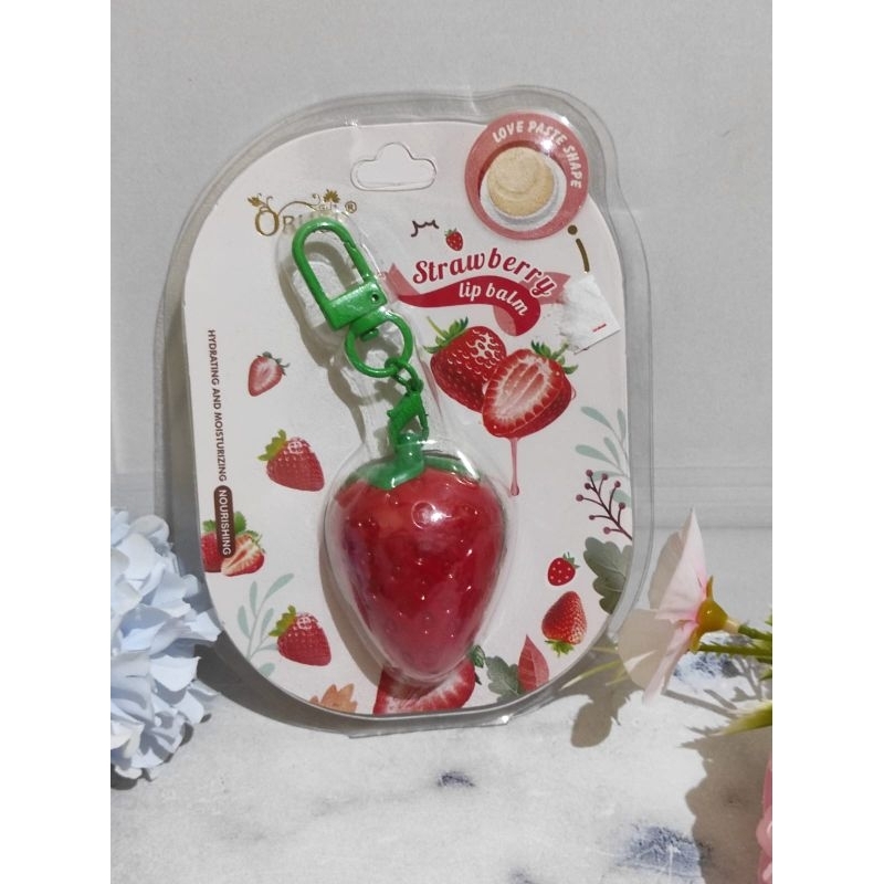 Jual OBUSE STRAWBERRY MAGIC LIP BALM Ori Thailand 3 g | Shopee Indonesia