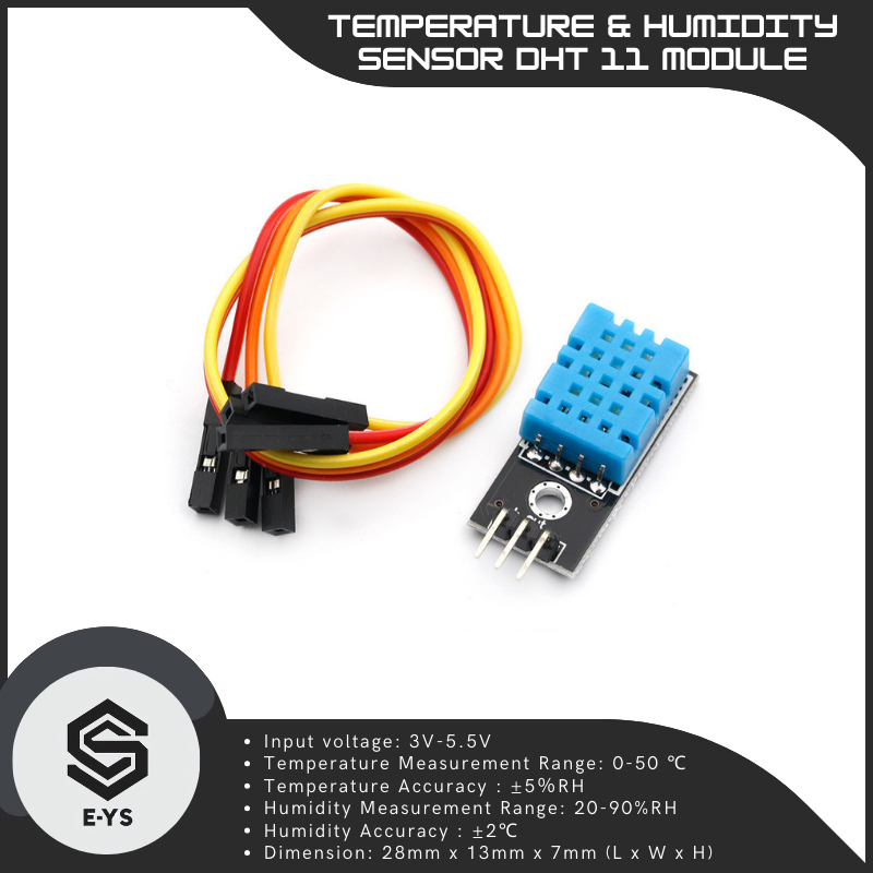 Jual Temperature & Humidity Sensor DHT11 Module | Shopee Indonesia