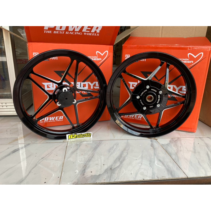 Jual VELG POWER BADBOYS MIOM3 MIOGT ALL YAMAHA MATIC 125cc ring14 ...