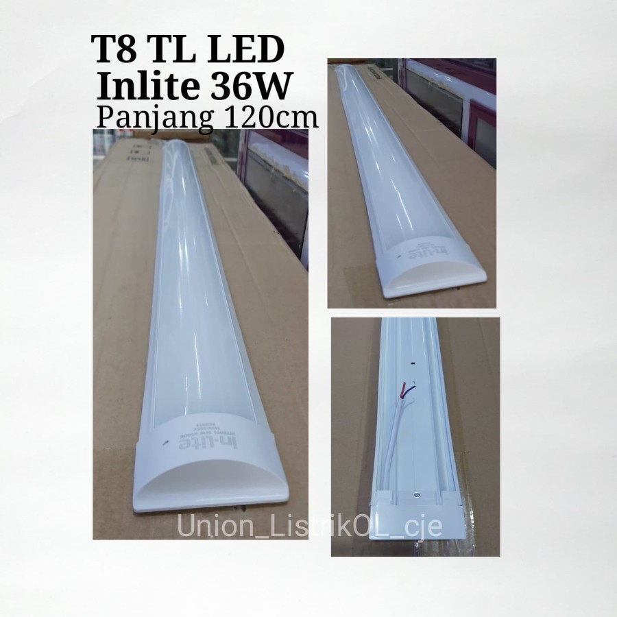 Jual Lampu T8 LED 36w Model Dome 120cm Putih 6500k Inlite INTE001 ...