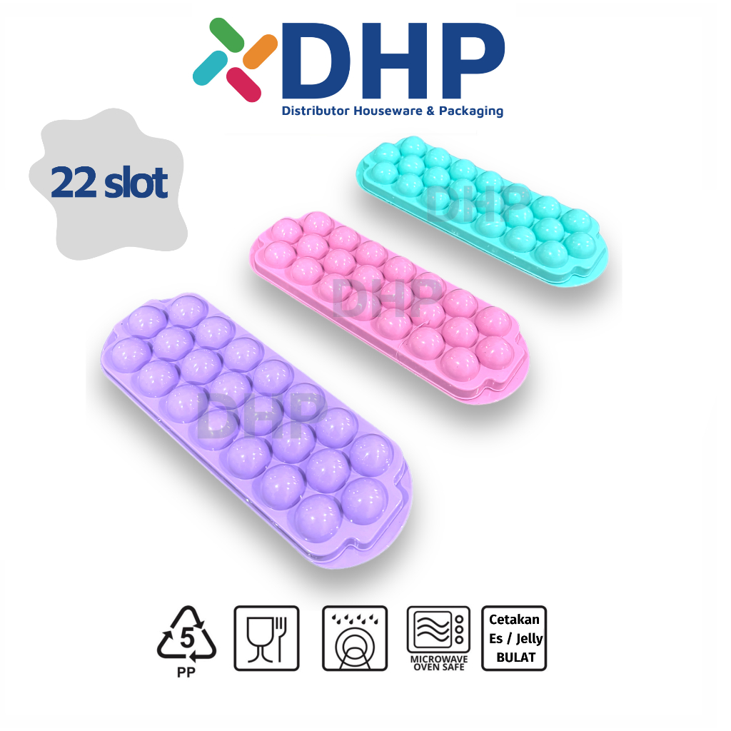 Jual Cetakan Es Batu 3D (22 SLOT) Untuk Es Jelly Pudding Agar Agar ...
