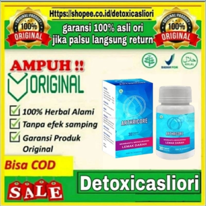 Jual ARTHRICORE ASLI ORIGINAL OBAT TEKANAN DARAH TINGGI JANTUNG STROKE ...