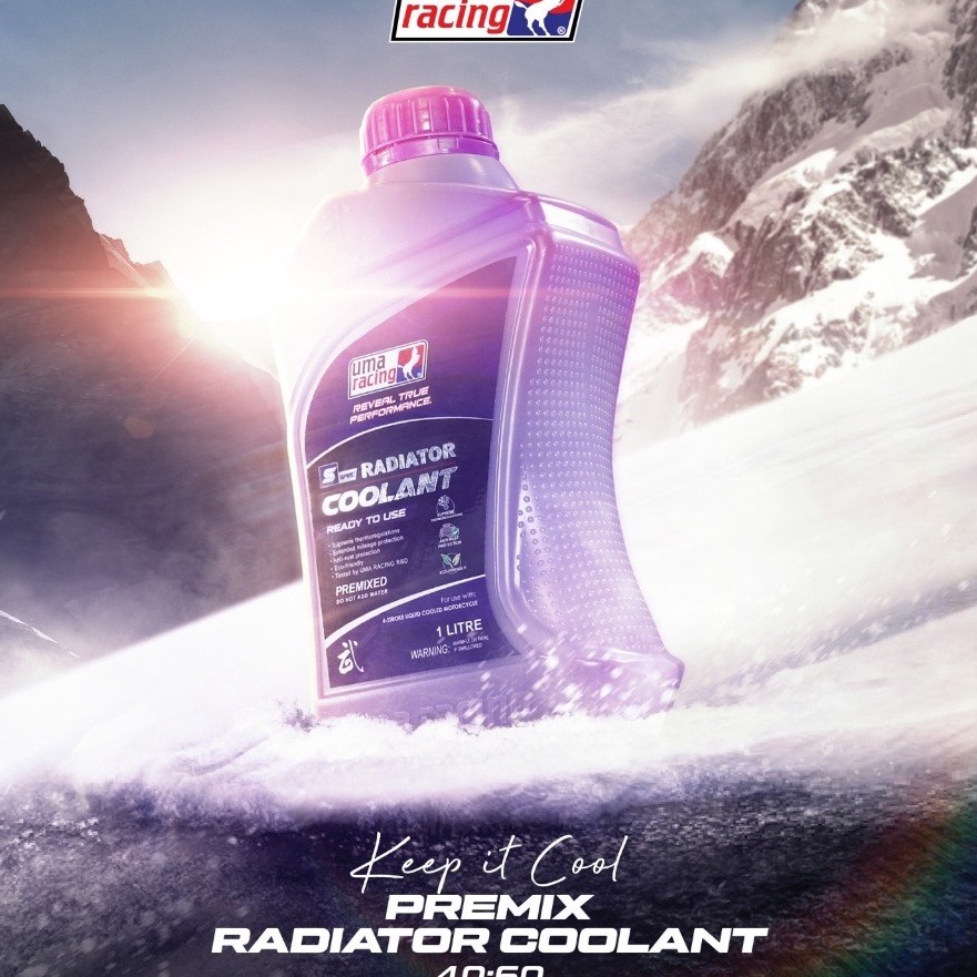 Jual Terjamin AIR RADIATOR COOLANT UMA RACING PREMIXED JAMINAN ORIGINAL ...