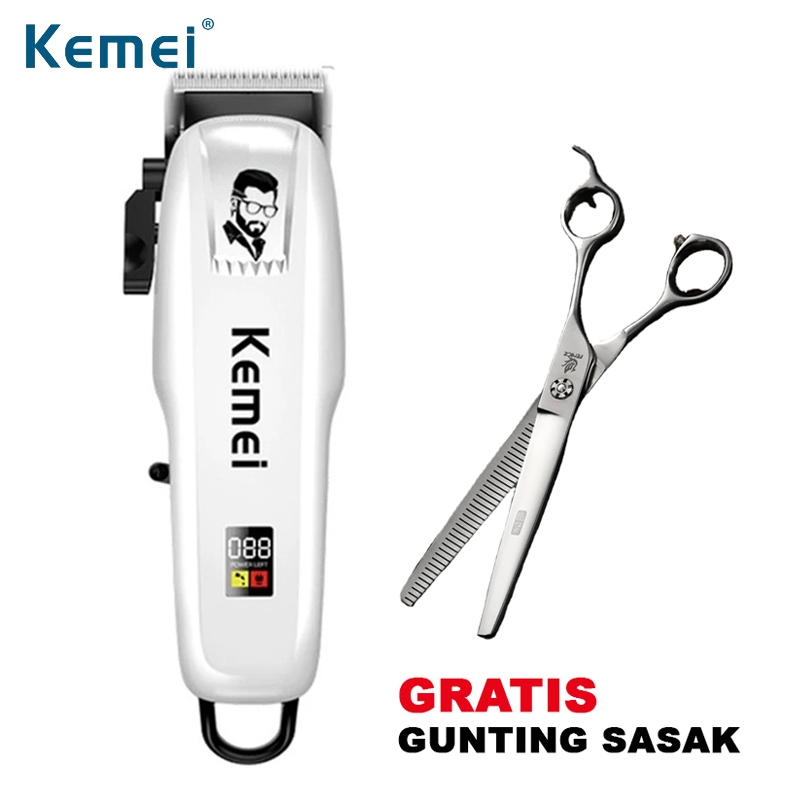 Jual ORIGINAL - Hair Clipper Kemei KM-PG809A / KM PG809A Alat Mesin ...