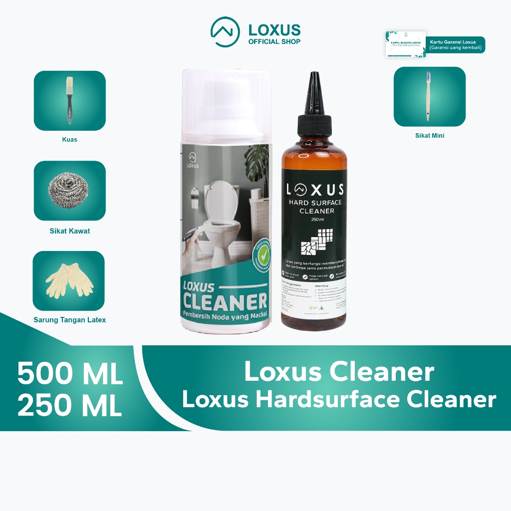 Jual Loxus Cleaner Pembersih Kerak Toilet Kamar Mandi Stainless Shower ...