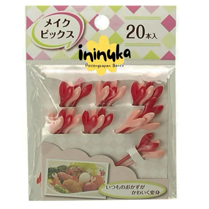 Jual Bento Food Pick Jengger Ayam Merah Make Up Pick Tusukan Hiasan ...