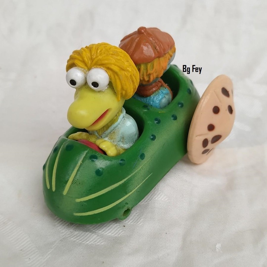 Jual Muppet Fraggle Rock Wembley & Boober in a Cucumber Car Mc Donald ...