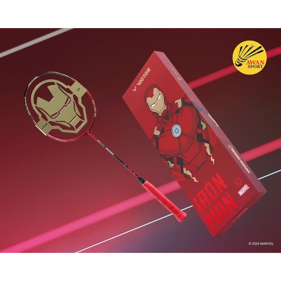 Jual Limited Edition Raket Badminton Victor IRONMAN IRON MAN Metallic ...