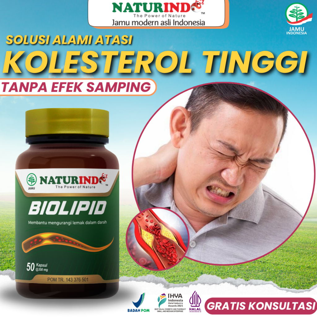 Jual BIOLIPID - Obat Herbal Kolesterol Kolestrol dan Darah Tinggi ...