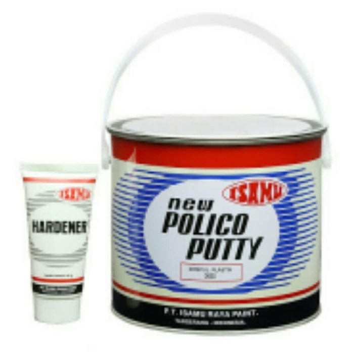 Jual Isamu Polico Putty 1 kg /Dempul Plastik Besi 2 komponen | Shopee ...