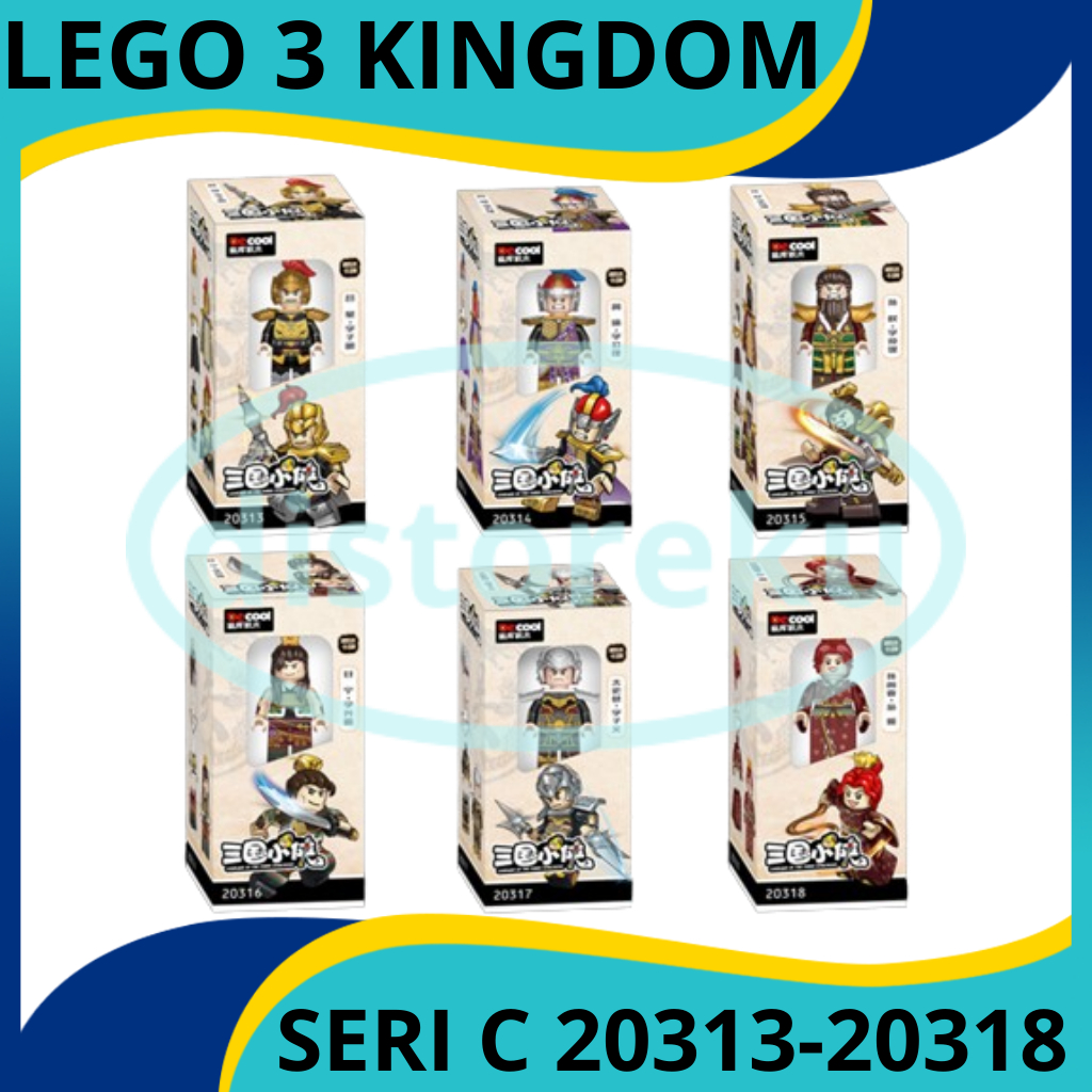 Jual LEGO THREE KINGDOM SAMKOK 3 RAJA LU MENG ZHOU YU SUN QUAN GAN NING ...