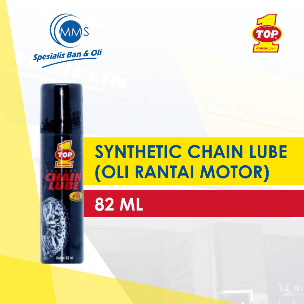 Jual Oli Rantai Motor TOP 1 SYNTHETIC CHAIN LUBE 82 ML | Shopee Indonesia