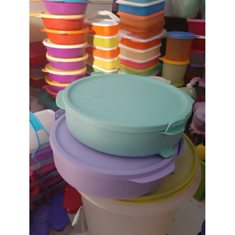 Jual Clik to go run tupperware new / Rantang bulat tupperware | Shopee ...