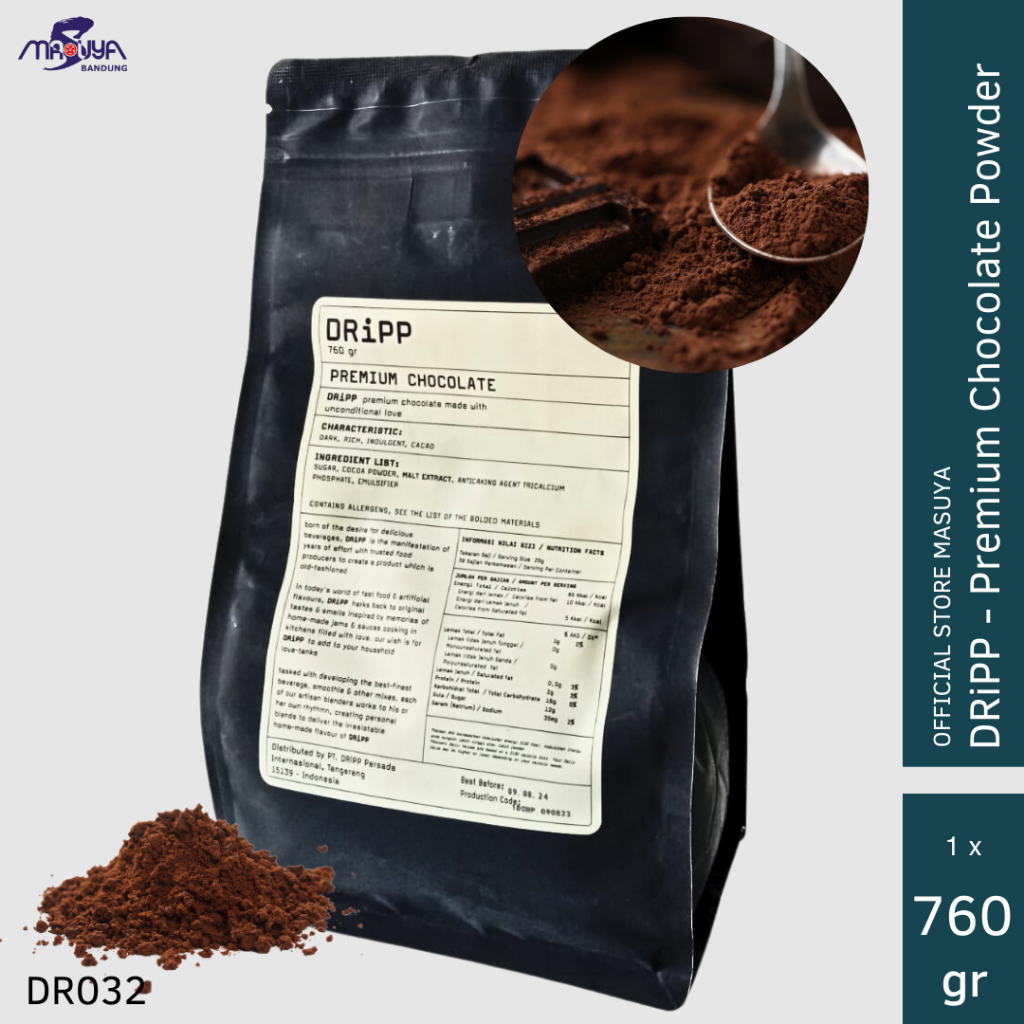 Jual DRiPP Premium Chocolate Powder Perasa Minuman Berbentuk Bubuk ...