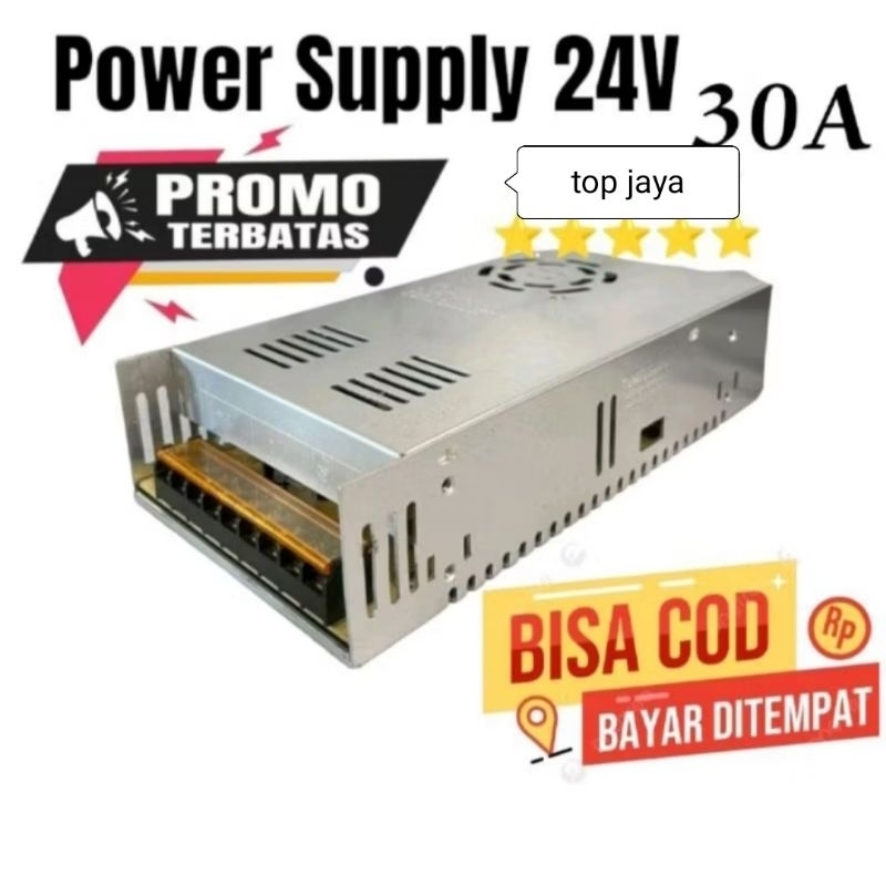 Jual Power Supply Adaptor 24V 30A/ Trafo PSU 24 Volt 30 Ampere | Shopee Indonesia