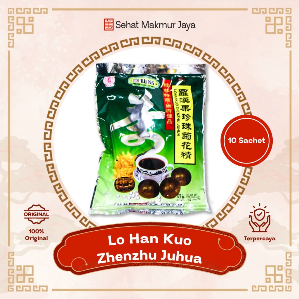 Jual Lo Han Kuo Zhenzhu Juhua Isi 10 Sachet - Minuman Pereda Panas ...