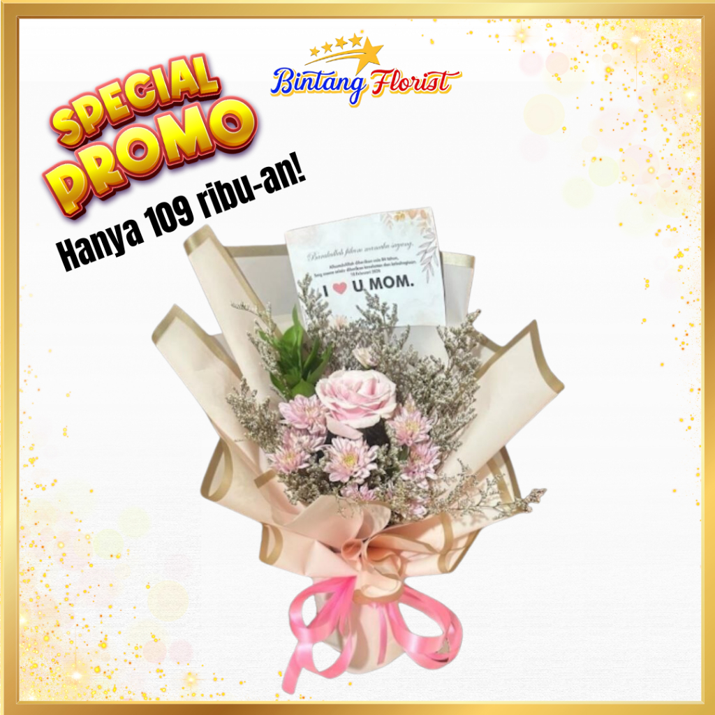 Jual PROMO SPESIAL! Karangan Bunga Buket Bunga Segar Bintang Florist ...