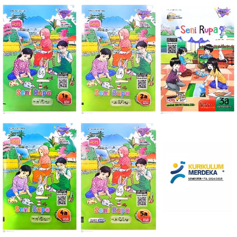 Jual BUKU LKS ZAMRUD SD MI SENI RUPA KELAS 1 2 3 4 5 SEMESTER 1 2024/2025 KURIKULUM MERDEKA ...