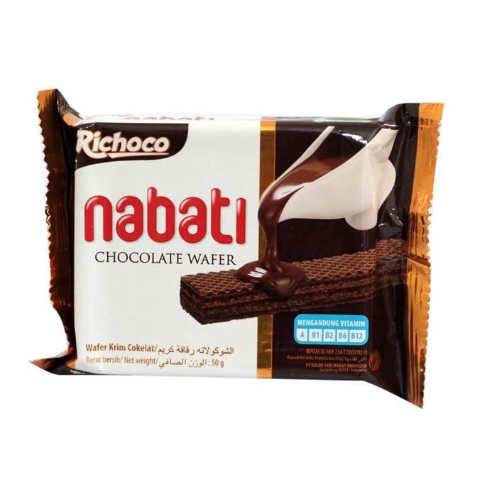 Jual Richoco Nabati Wafer COKLAT 2000 an 1 Pcs | Shopee Indonesia