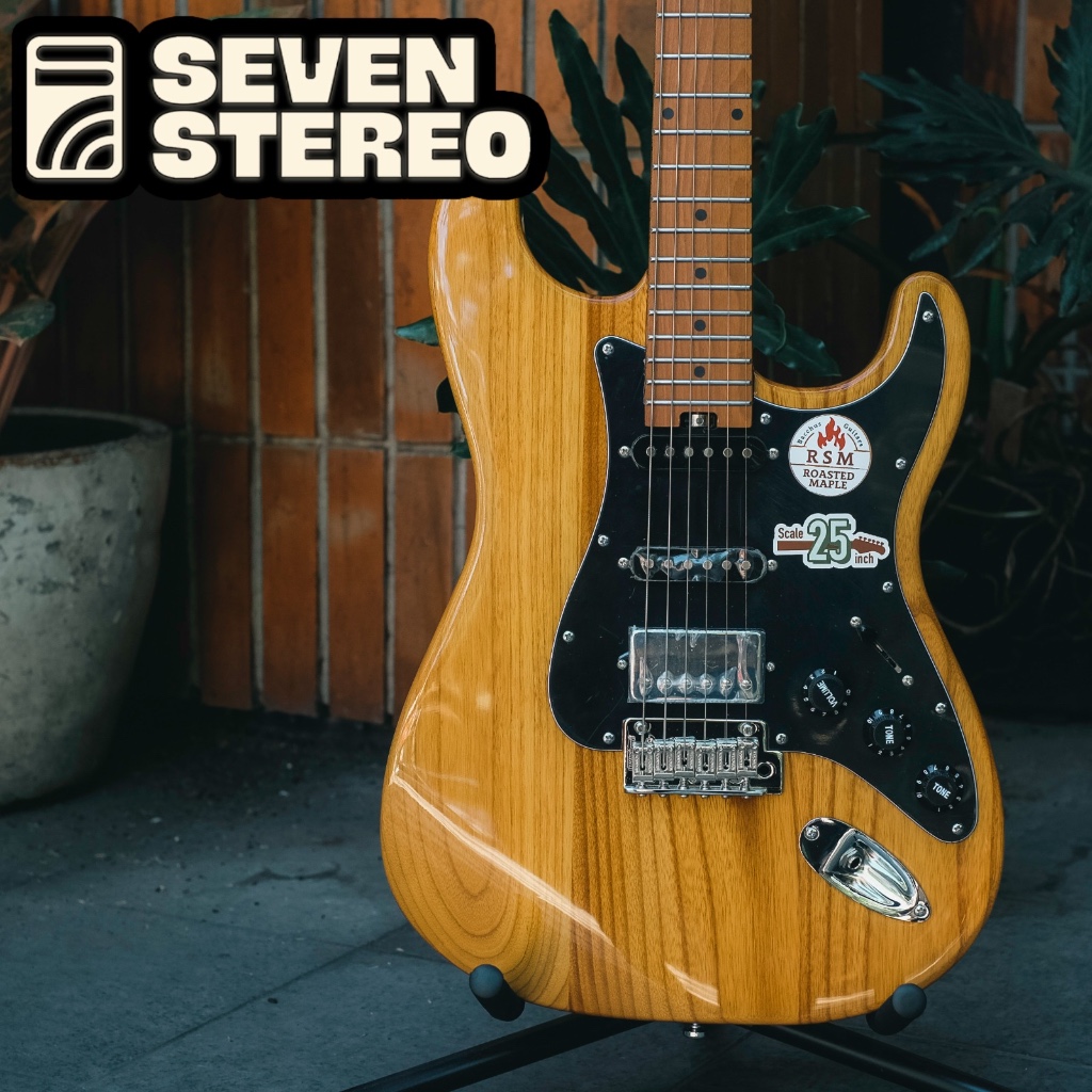 Jual Bacchus Global Series BSH-ASH25-WRSM Roasted Ash Body HSS ...