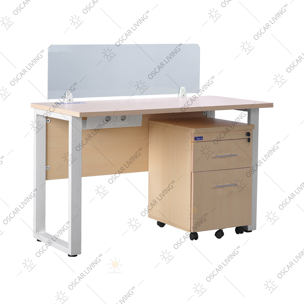 Jual INCO Meja Kantor FLUIX WS 1P Meja Tulis / Meja Kerja [Khusus ...
