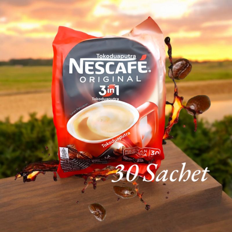 Jual Nescafe Original 3in1 ( 1 bag ) 17,5Gr X 30 sachet / Kopi nescafe ...