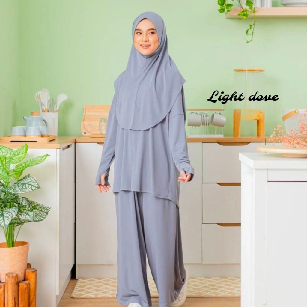 Jual homie zie pakaian baju muslim satset bahan jersy premium busui ...