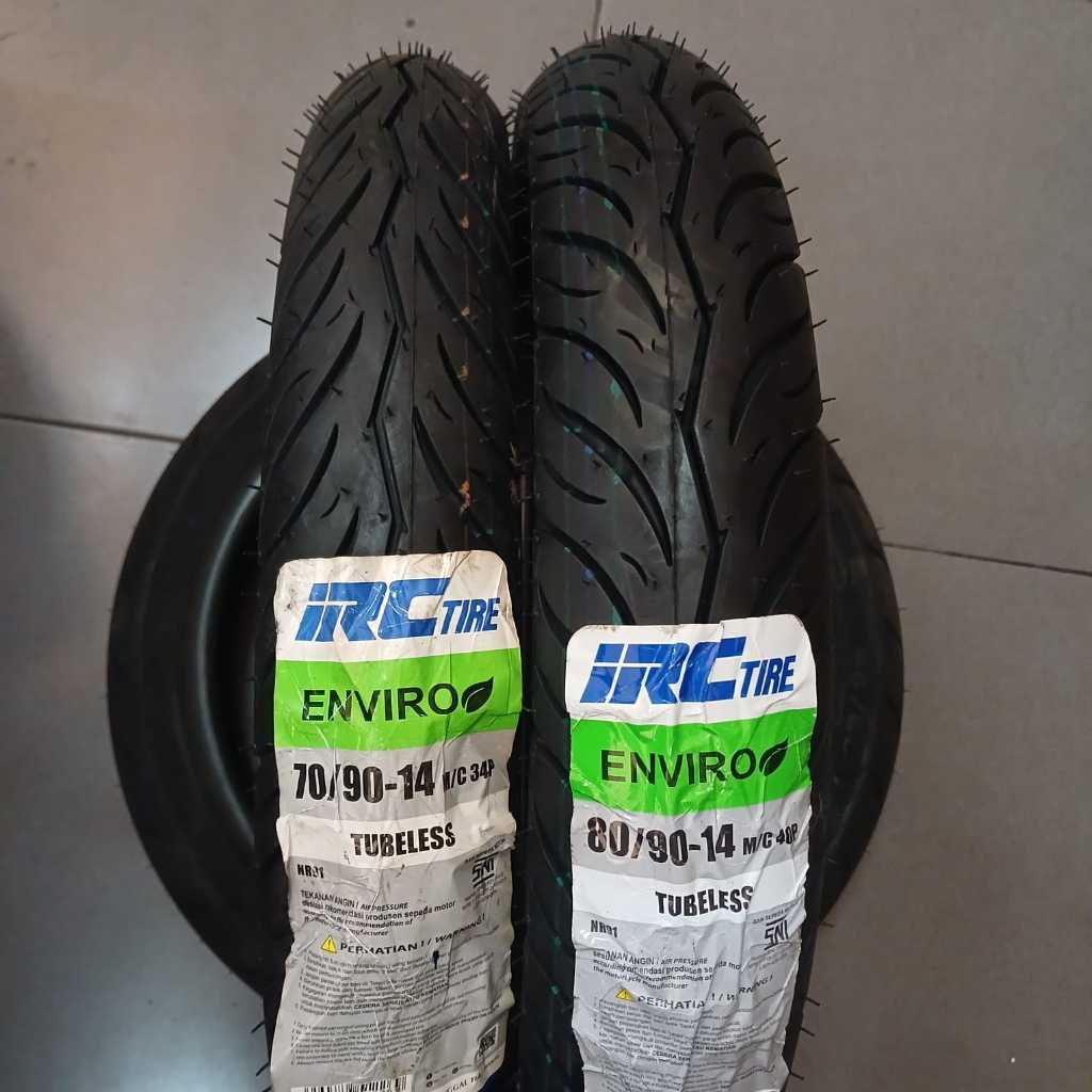 Jual ( FREE PENTIL ) PAKET BAN DEPAN BELAKANG TUBLESS ENVIRO UK.70/90-14 DAN 80/90-14 UNTUK ...