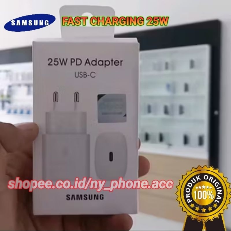 Jual ORIGINAL TRAVEL ADAPTER SAMSUNG 25W Galaxy A05s/A15 5G/A24/A25 5G ...