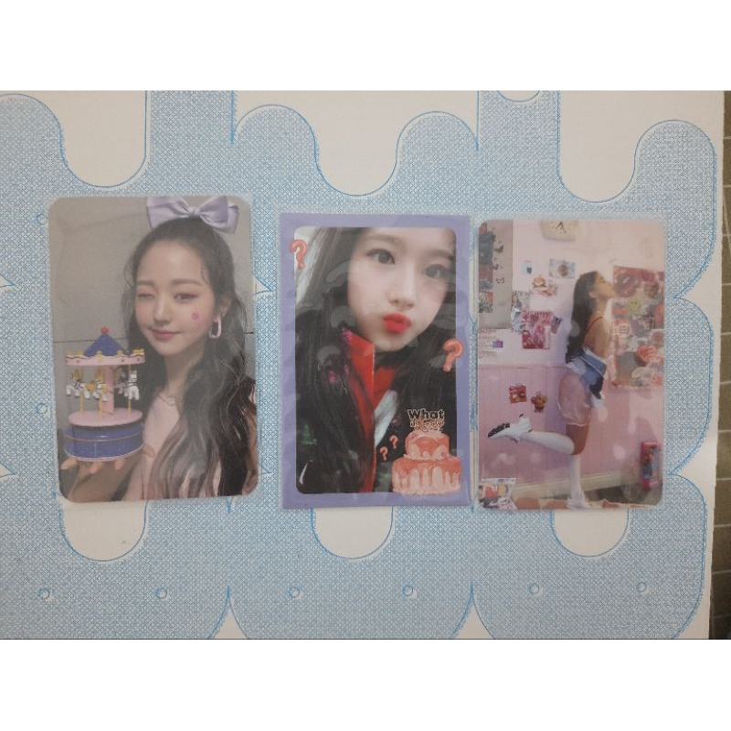 Jual photocard wony mainan, sana pout, yeri, redvelvet, wooyoung, izone ...