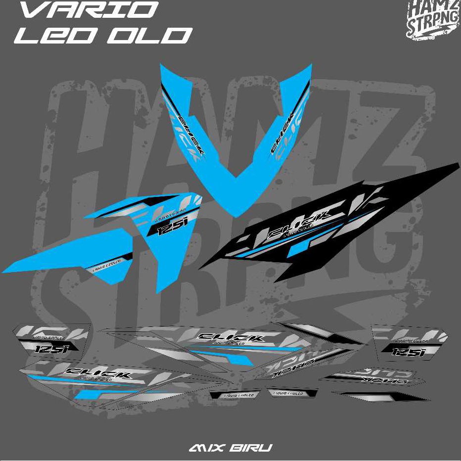 Jual Stok Baru Striping Transparan Vario Led Old Vietnam Konsep Dua ...