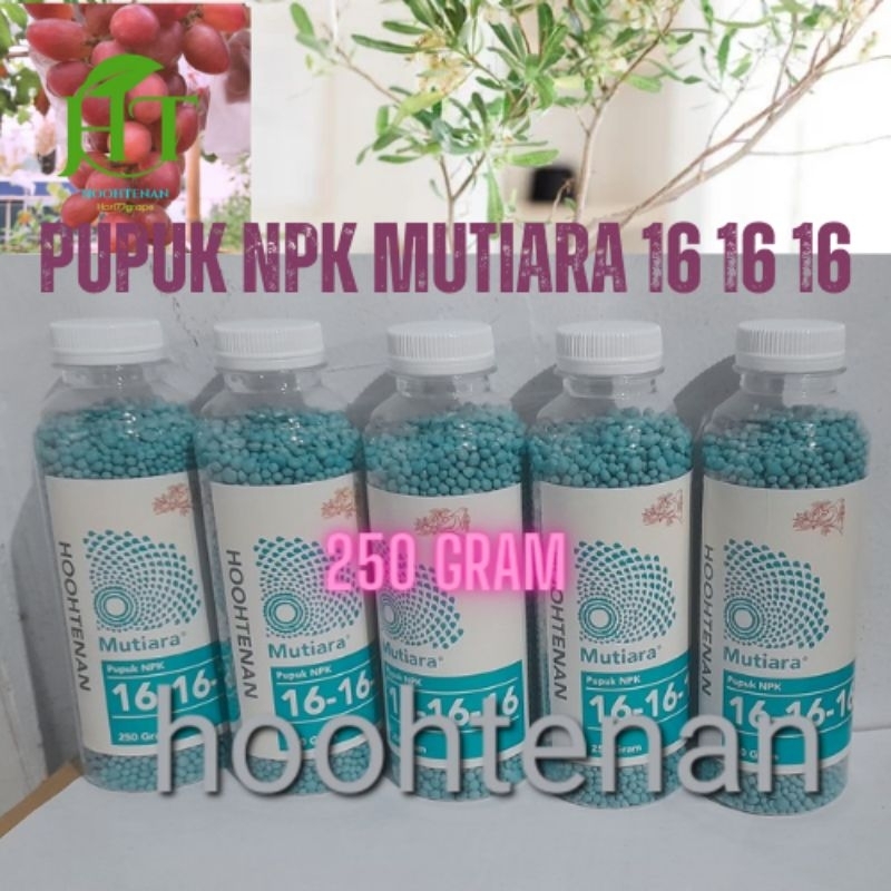 Jual Pupuk NPK Meroke Mutiara 16 16 16 Original Repack 250 gr | Shopee ...