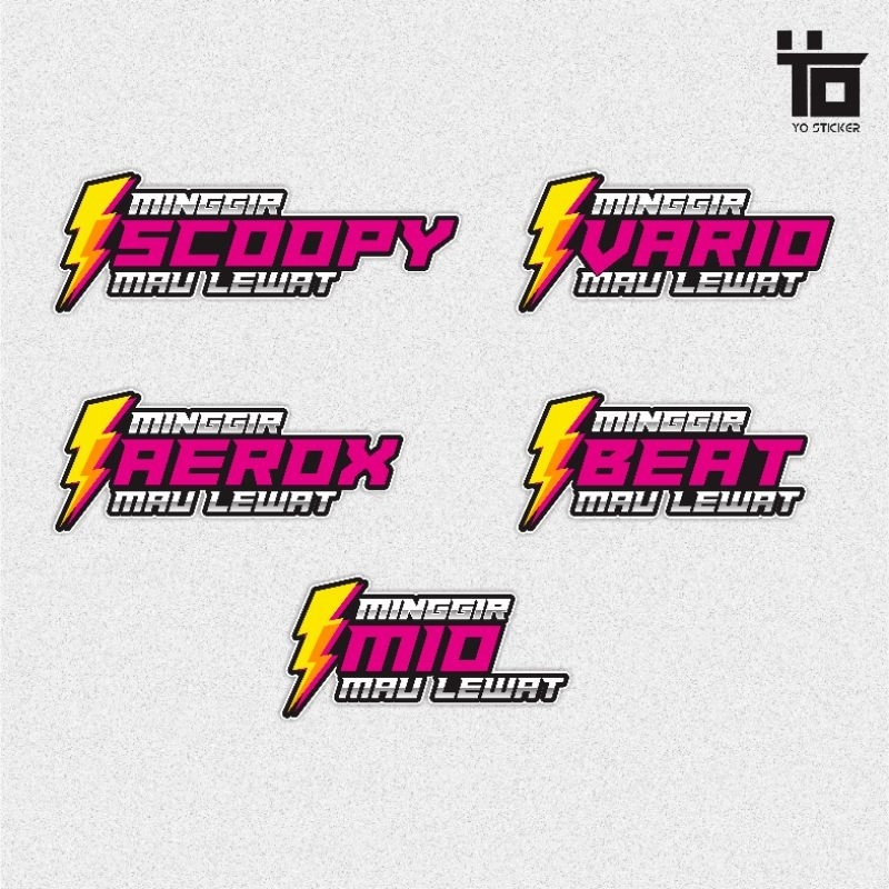 Jual STICKER MOTOR/STICKER RACING/STICKER BALAP/STICKER VIRAL/STICKER ...
