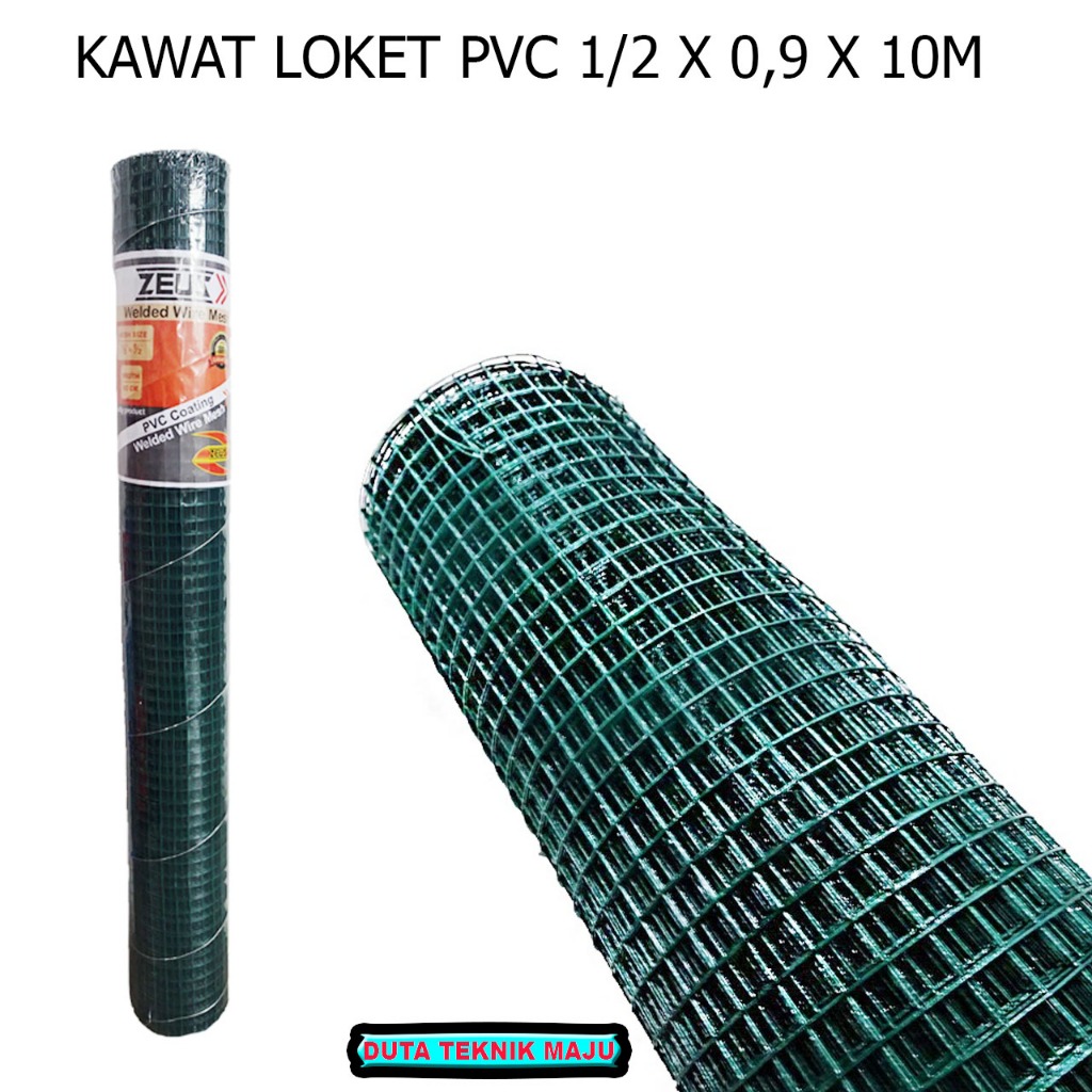 Jual Kawat Loket PVC Per Meter / Kawat Ram 1/2" x 2 meter 3 meter 4 ...