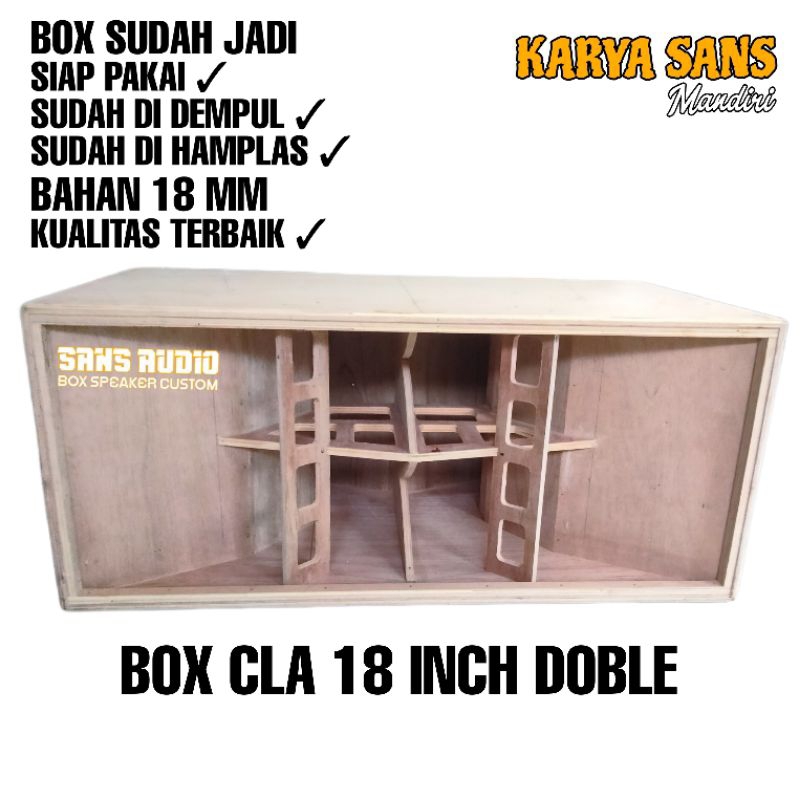 Jual Box speaker cla 18 inch doble mentahan | Shopee Indonesia