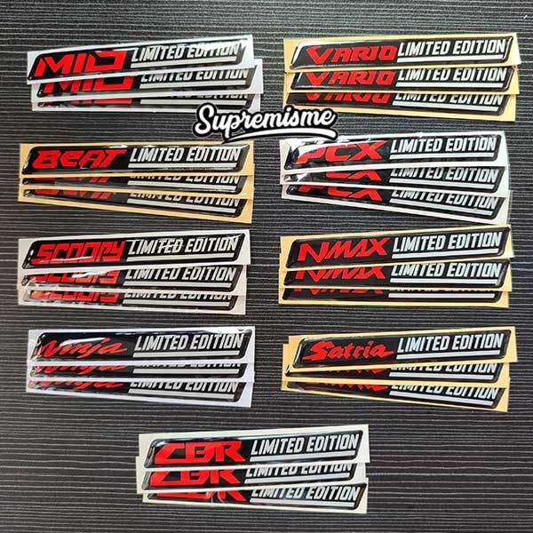 Jual Stiker Emblem Limited Edition Vario Beat Timbul 3D | Sticker ...
