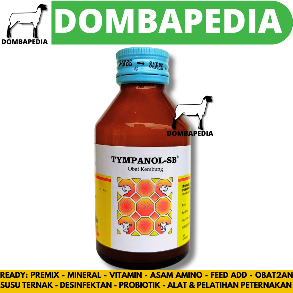 Jual TYMPANOL SB 100ml SANBE - Obat Kembung Sapi - Obat Kembung Kambing ...