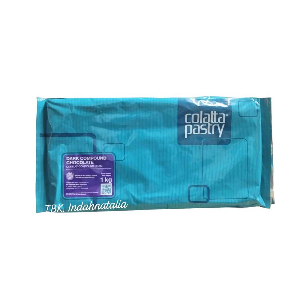 Jual Colatta Pastry Dark Chocolate Compound 1kg / Coklat Batang 1kg ...