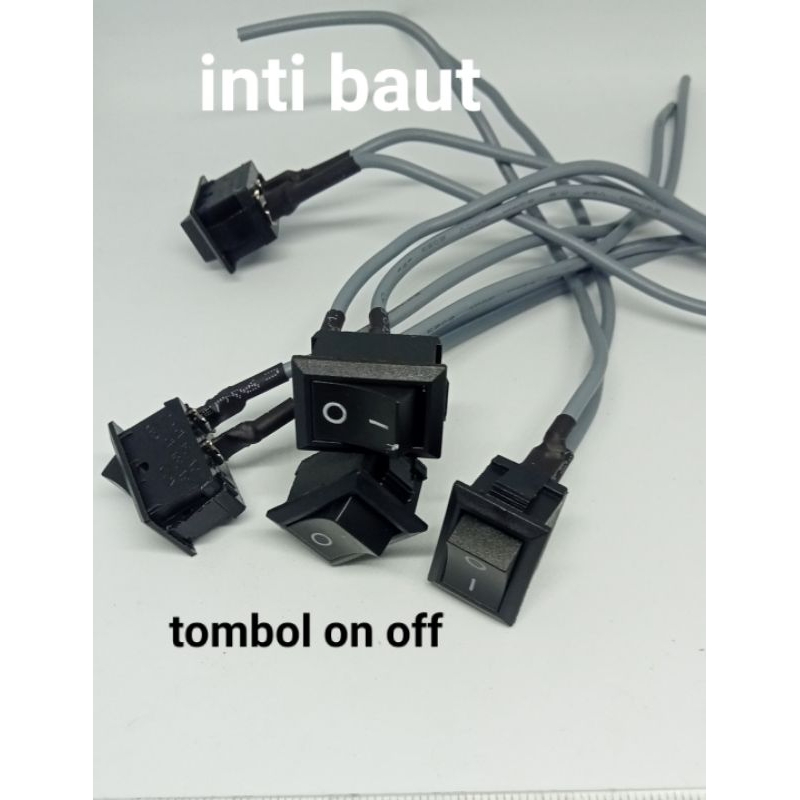Jual tombol on off kabel isi 5 pcs. | Shopee Indonesia