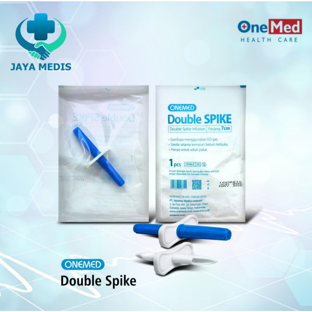 Jual Double Spike Infusion Onemed Alat Penusuk Botol Cairan Infus ...