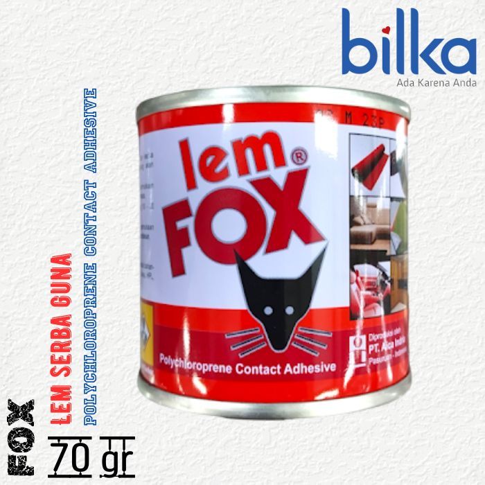 Jual FOX Lem Serba Guna (kertas, Kain, Karton, kayu, dan lainnya ...